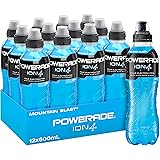 Powerade ION4 Berry Ice Sports Drink Multipack Sipper Cap Bottles 12 x ...