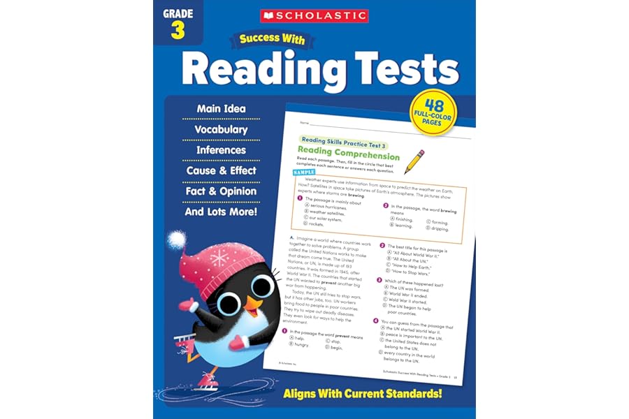 【本要約】 Scholastic Success With Reading Tests, Grade 3 - Learning happiness