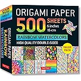 Origami Paper 500 Sheets Vibrant Colors 4" (10 CM): Tuttle Origami ...