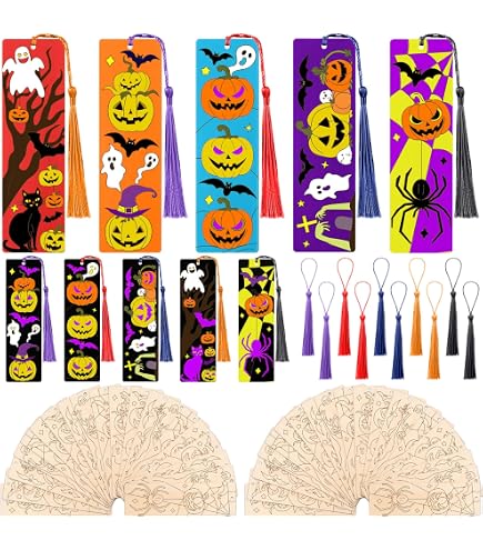 Summer Bookmarks Halloween Coloring Bookmarks For Kids, Halloween ...
