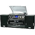 Lenoxx Home Entertainment System with turntable, Cassette player , USB ...