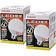 Amazon | 東芝(TOSHIBA) LED電球 60W相当 広配光 電球色 E26口金 2P 密閉器具対応 LDG6L-G/60V1E2P | 東芝(TOSHIBA) | LED電球 通販