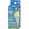 Amazon | オーム(OHM) 電機 LED電球小形 E17 40形相当/40W相当 昼白色 密閉器具対応 断熱材施工器具対応 ミニクリプトン形 5年保証 LDA4N-G-E17 AG6 ...