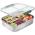 Smash Stainless Steel Bento Lunch Box, 5 Compartments, Sage, 1400ml ...