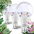 Amazon.co.jp: 3個入 植物育成LEDライト 新しいLEDフルスペクトル 植物用ledライト E26口金 一般電球 省エネ PSE認証済み 植物育成ライト led(白色系 ...