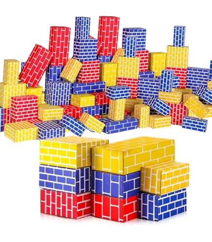 Playbrix Cardboard Building Bricks
