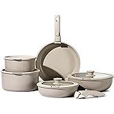 Country Kitchen 13 Piece Pots and Pans Set - Safe Nonstick Cookware ...