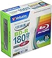 Amazon | Verbatim バーベイタム 1回録画用 ブルーレイディスク BD-R DL 50GB 10枚 ホワイトプリンタブル 片面2層 1-4倍速 VBR260YP10V1 ...