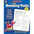 Amazon | Scholastic Success with Reading Tests Grade 4 Workbook ...