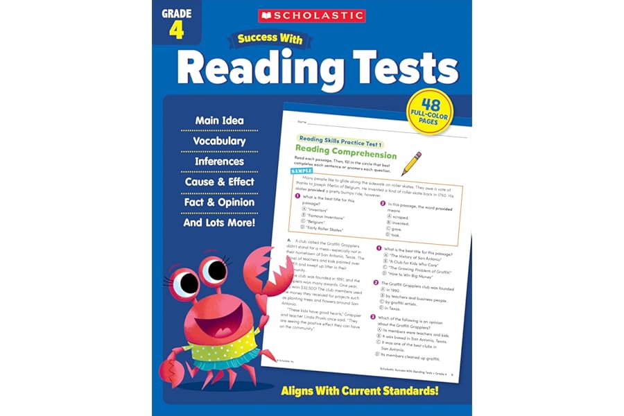 【本要約】 Scholastic Success With Reading Tests, Grade 4 - Learning happiness