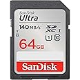 Amazon | SanDisk 64GB Ultra SDXC UHS-I Memory Card - Up to 140MB/s, C10, U1, Full HD, SD Card ...