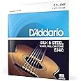 D'Addario EJ40 Silk & Steel Folk Guitar Strings, 11-47 : Amazon.com.au ...