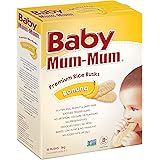 Baby Mum-Mum Blueberry and Carrot Flavour Organic Rice Rusks, 36 g ...