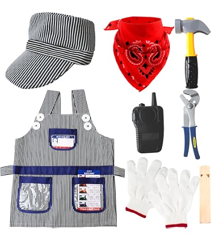 Train Conductor Hat Kids North Pole Train Conductor Costume - Navy Blue ...