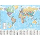 Amazon | Collins Children’s World Wall Map: An Illustrated Poster for ...
