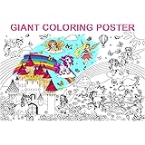 O'Kroshka Big Giant Colouring Poster colorings for Children Unicorns ...