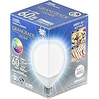 Amazon.co.jp: オーム電機 LED電球 ボール電球形 E26 60形相当 昼光色 LDG8D-G AG6/RA93 06-3868 OHM: ホーム＆キッチン