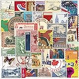 50 Pcs Retro Stickers Aesthetic Waterprof Vinyl Anime Sticker for ...