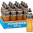 Powerade ION4 Gold Rush Sports Drink Multipack Sipper Cap Bottles 12 x ...