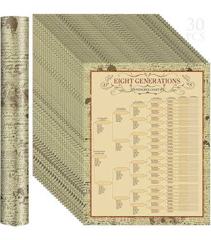 Family History Chart 6 Generation Family Tree Chart - Fillable Ancestry ...