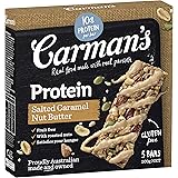 Carman's Gourmet Protein Bar Salted Dark Choc & Almond, 5-pack (200g ...
