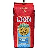 Amazon | ライオンコーヒー バニラマカダミア 粉 24oz (680g) フレーバーコーヒー ドリップ ハワイ 浅煎り ライトロースト 新パッケージ 人気 ギフト lion ...