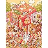 Amazon | ピントー(Pintoo) 800ピース プラ製ジグソーパズル【Nyangsongi _キャンプホリデー】(31X59cm)大人向け難しい 破片なし カチっとハマる[H3180 ...