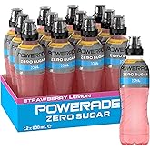 Powerade Berry Ice Zero Sugar Sports Drink Multipack Sipper Cap Bottles ...