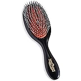 Mason Pearson Handy Bristle and Nylon Hair Brush, Dark Ruby : Amazon.com.au: Beauty