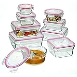 Glasslock Oven Safe Glass Bakeware, 3-Piece Set, Clear, GL-996 ...
