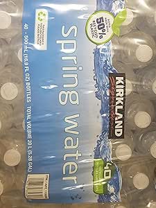 Amazon | KIRKLAND SIGNATURE スプリング ウォーター 500ml×40本 | KIRKLAND(カークランド ...