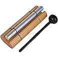Woodstock Wind Chimes Zenergy Solo Hand Chime, Silver (7") Musically ...