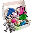 Zenify Puppy Dog Toys Gift Box - Pet Interactive Dog Rope Toy Starter ...