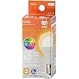 Amazon | オーム(OHM) 電機 LED電球小形 E17 60形相当/60W相当 電球色 Ra93高演色 密閉器具対応 断熱材施工器具対応 ミニクリプトン形 5年保証 LDA6L-G ...