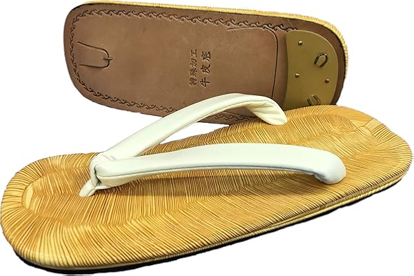 KYOETSU Men's Japanese Setta Zori Sandals With Sponge Cushion Sole, 6 ...
