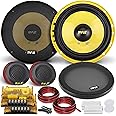 Pyle 2 Way Custom Component Speaker System - 6.5” 400 Watt, with Electroplated Plastic Basket ...