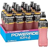 Powerade ION4 Gold Rush Sports Drink Multipack Sipper Cap Bottles 12 x ...