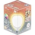 Amazon.co.jp: オーム電機 LED電球 ボール電球形 E26 60形相当 電球色 LDG8L-G AG6/RA93 06-3867 OHM: ホーム＆キッチン
