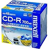 Amazon.co.jp： maxell データ用 CD-R 700MB 48倍速対応 カラーミックス20枚 5mmケース入 CDR700S.ST.MIX1P20S: パソコン・周辺機器