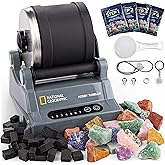 NATIONAL GEOGRAPHIC Starter Rock Tumbler Kit - Complete Rock Polisher ...