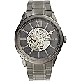 Amazon.co.jp: [Fossil] 自動巻き腕時計 FLYNN BQ2384 メンズ ガンメタル 正規輸入品 : ファッション