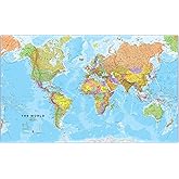 Maps International - World Map - Updated 2023 - Front Sheet Lamination ...