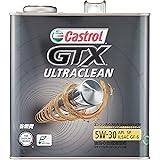 Amazon | カストロールエンジンオイルGTX ULTRACLEAN 5W-30 API SP 4L 4輪ガソリン車専用 部分合成油Castrol | 車＆バイク | 車＆バイク
