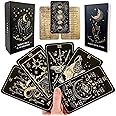 Luna Somnia Tarot Deck with Guidebook & Box - 78 Cards Complete Full Deck - Moon Dreams Starry ...