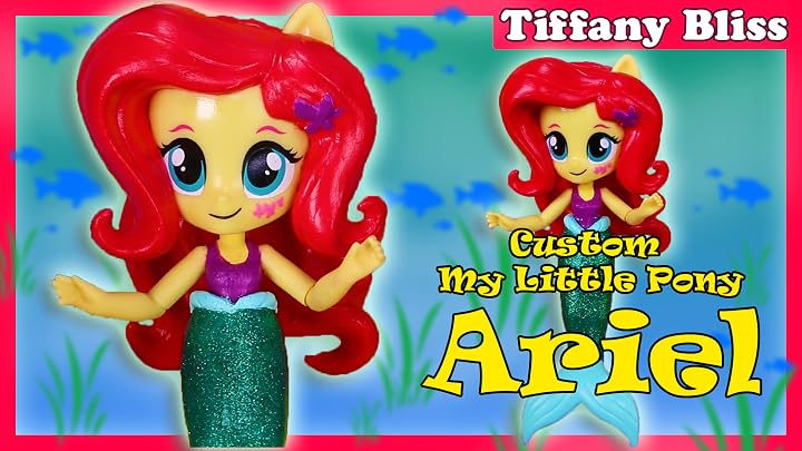 Amazon.co.jp: Ariel The Little Mermaid Custom My Little Pony Equestria ...
